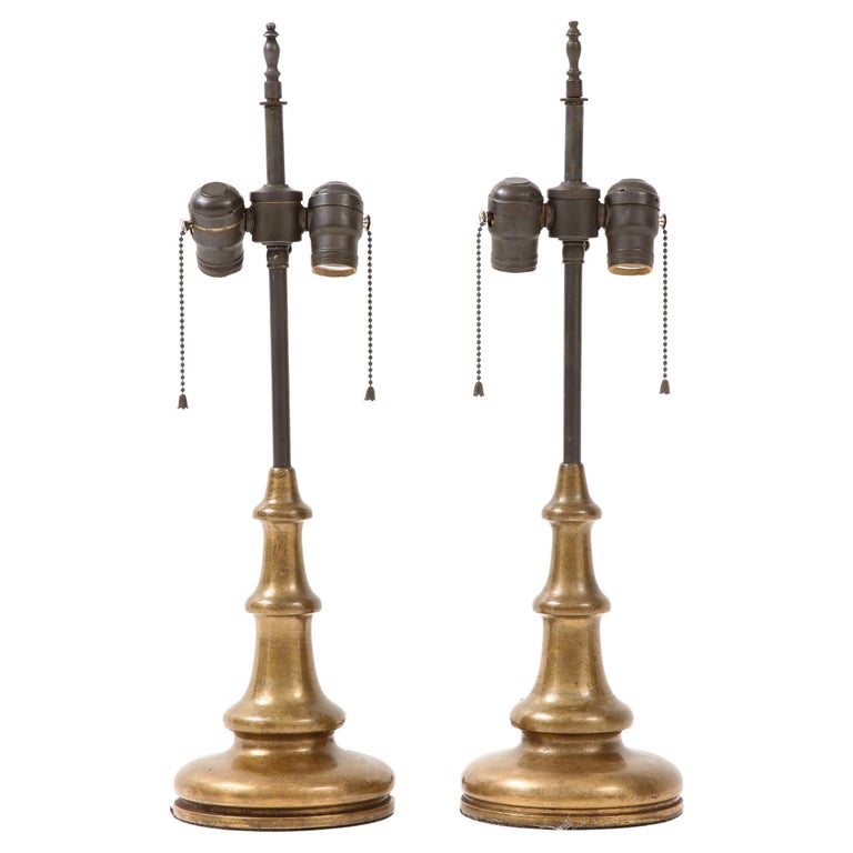 1950's French Bronze Table Lamps at 1stDibs