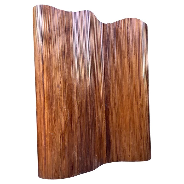 1950’s French Flexible Wooden Screen at 1stDibs