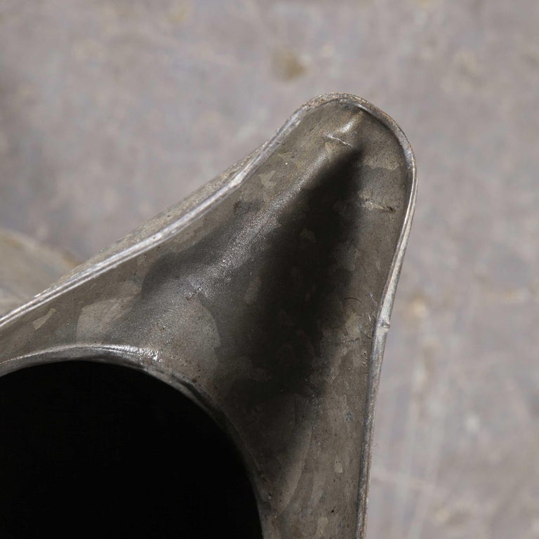 1950s, French Galvanised Large Tin Pitcher For Sale at 1stDibs