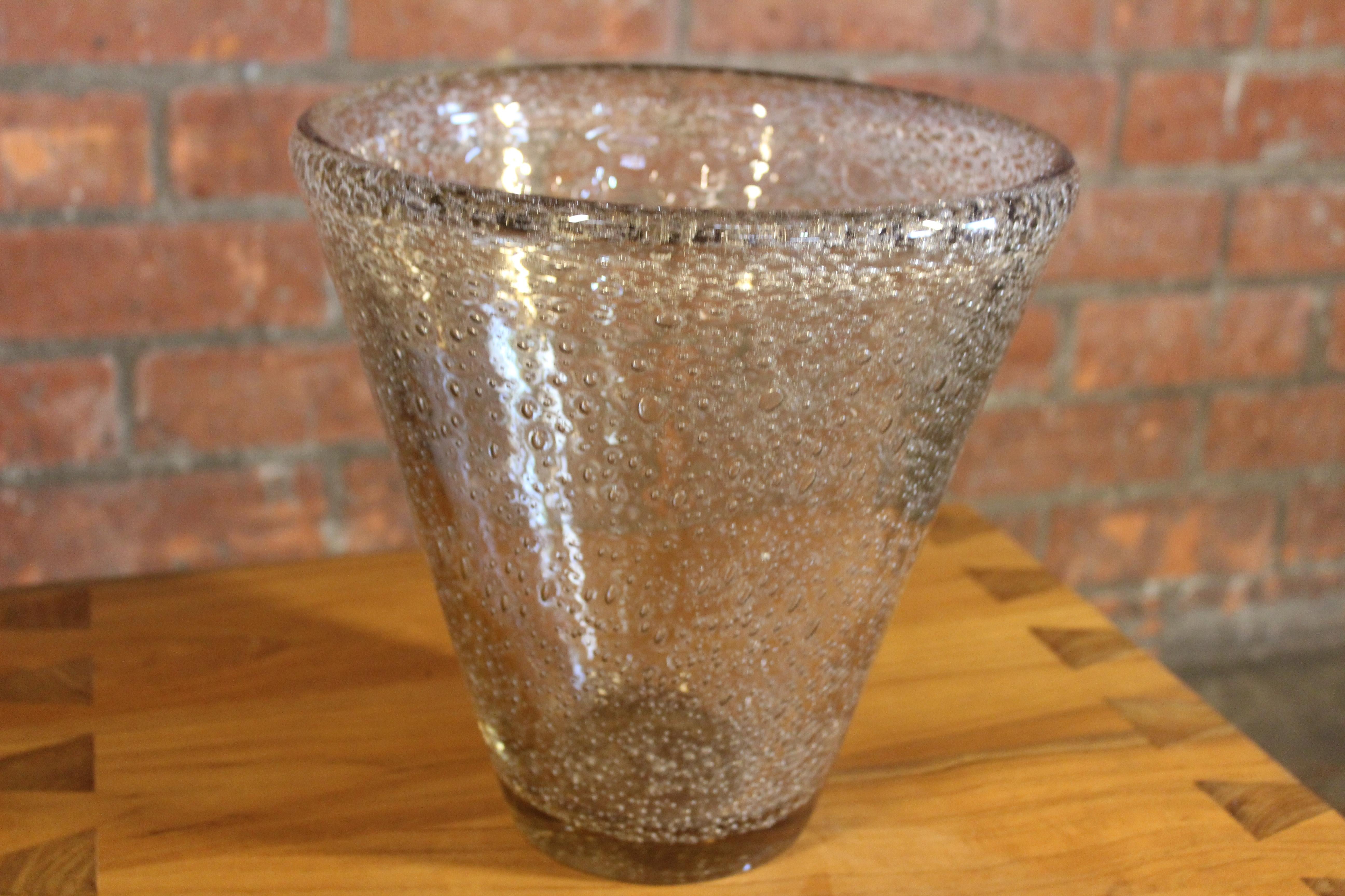 1950s French Glass Vase by Daum at 1stDibs