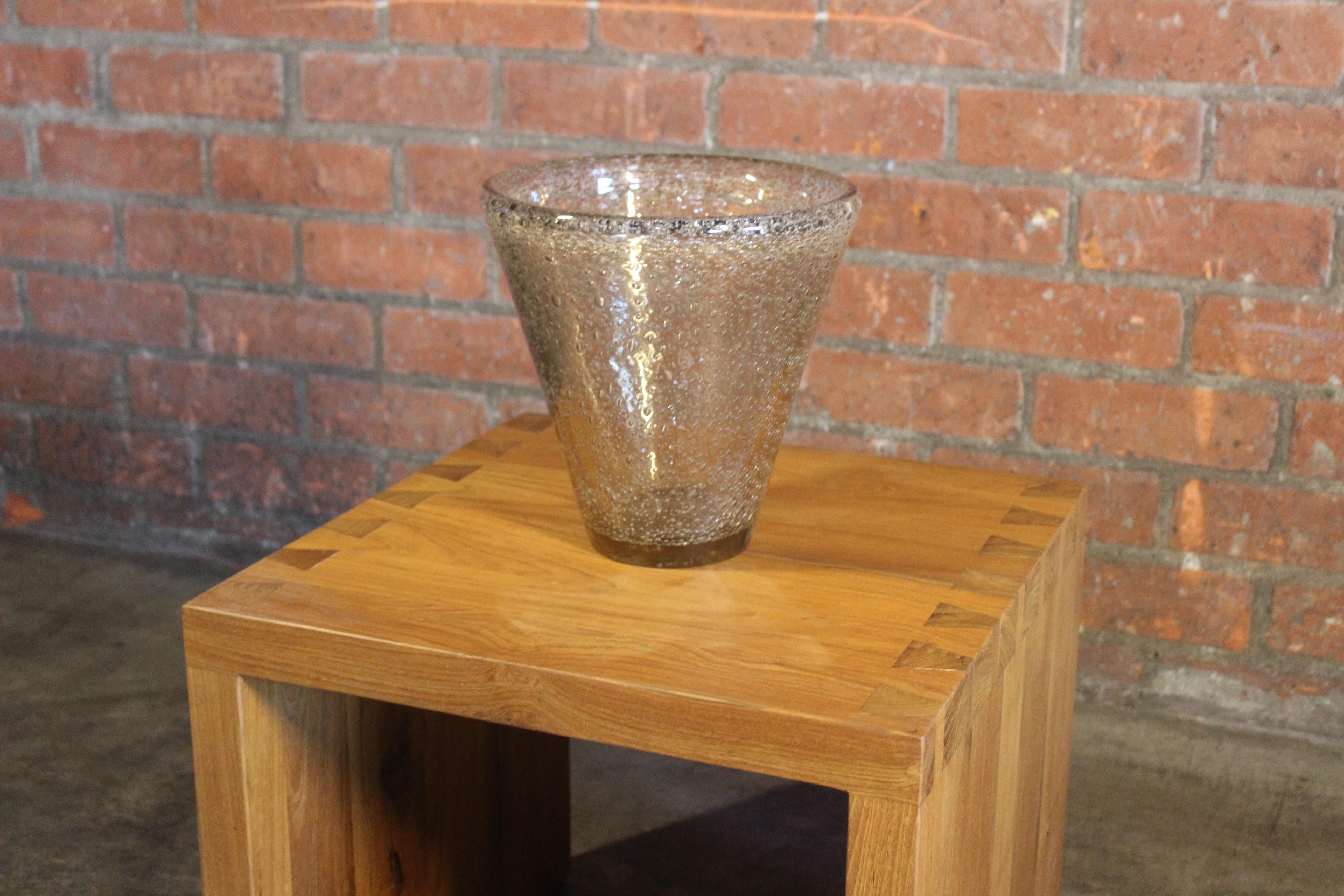 1950s French Glass Vase by Daum at 1stDibs