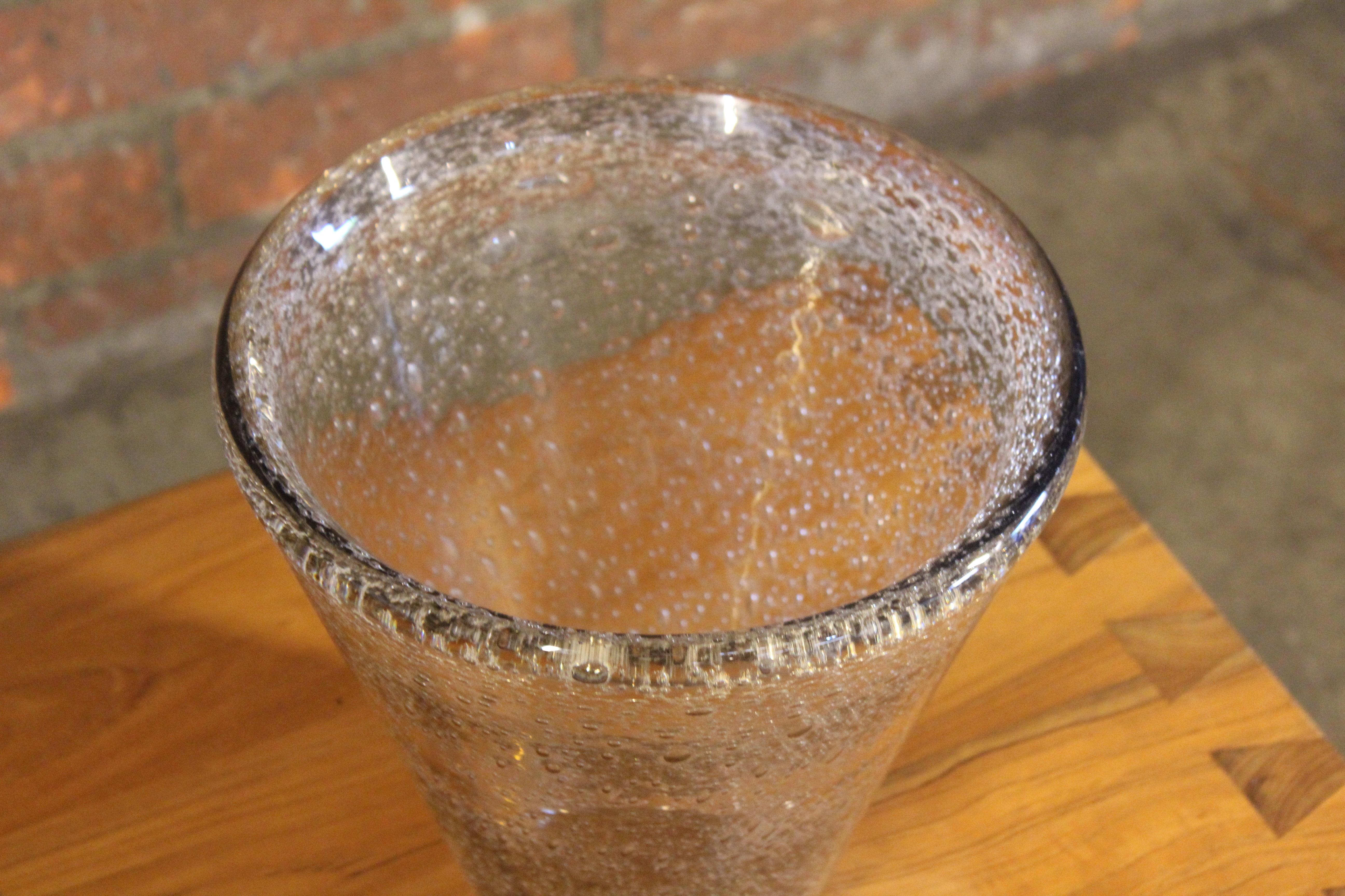 1950s French Glass Vase by Daum at 1stDibs