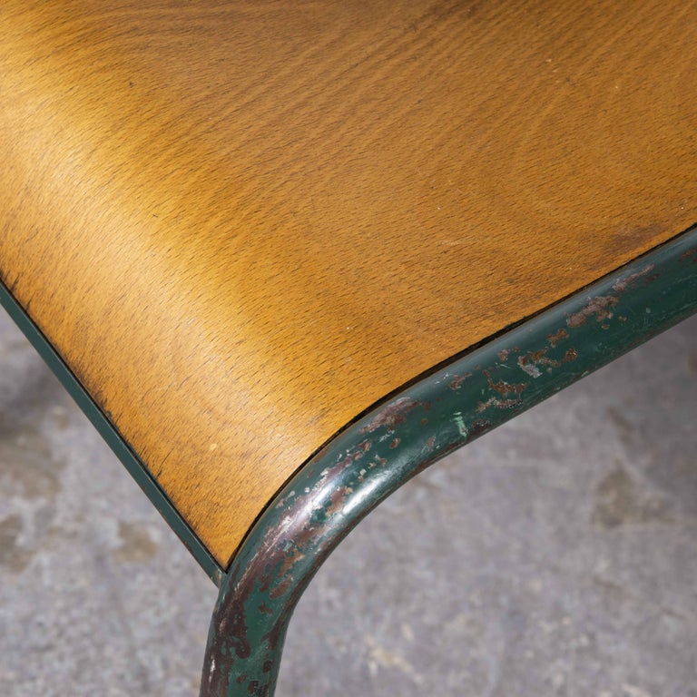 1950's French Mullca Dark Green Dining Chairs Model 510 - Various ...