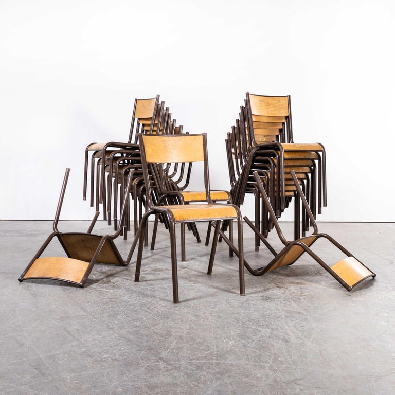 1950's French Mullca Dining Chairs Model 510 - Chocolate - Good ...