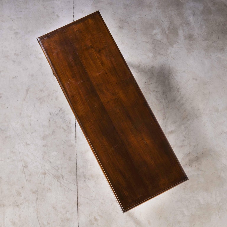 1950’s French Pear Wood Rectangular Dining Table, ''Model 1'' at 1stDibs
