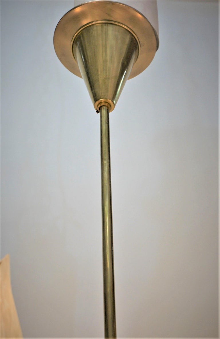 1950s French Starburst Genet et Michon Chandelier with Sevres Glass ...