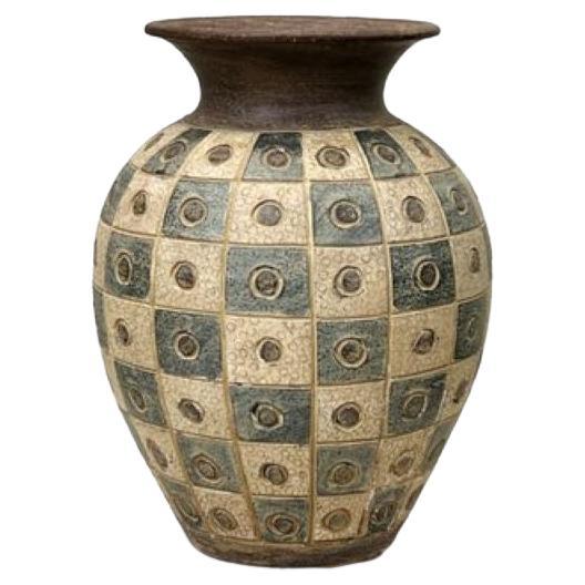 ABA-5 Geometrical Pattern Vase For Sale at 1stDibs