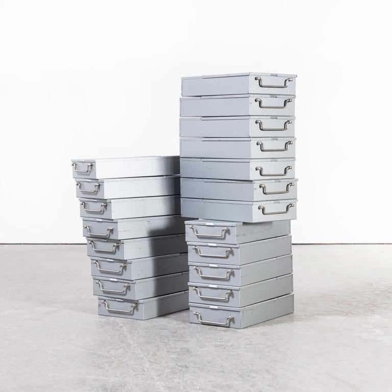 1950's German Bank Safety Deposit Boxes - Medium For Sale at 1stDibs