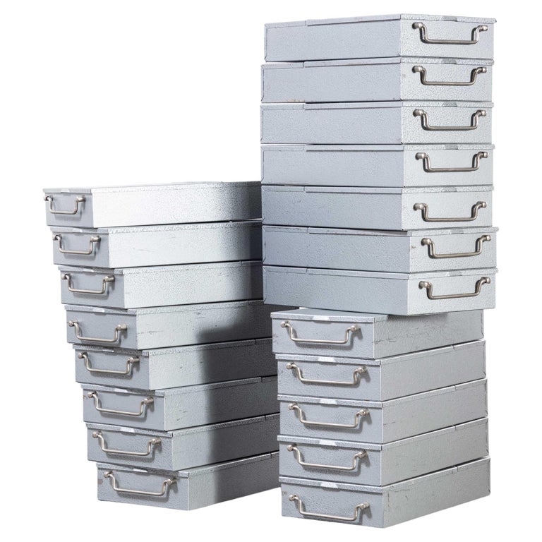 1950's German Bank Safety Deposit Boxes - Medium For Sale at 1stDibs
