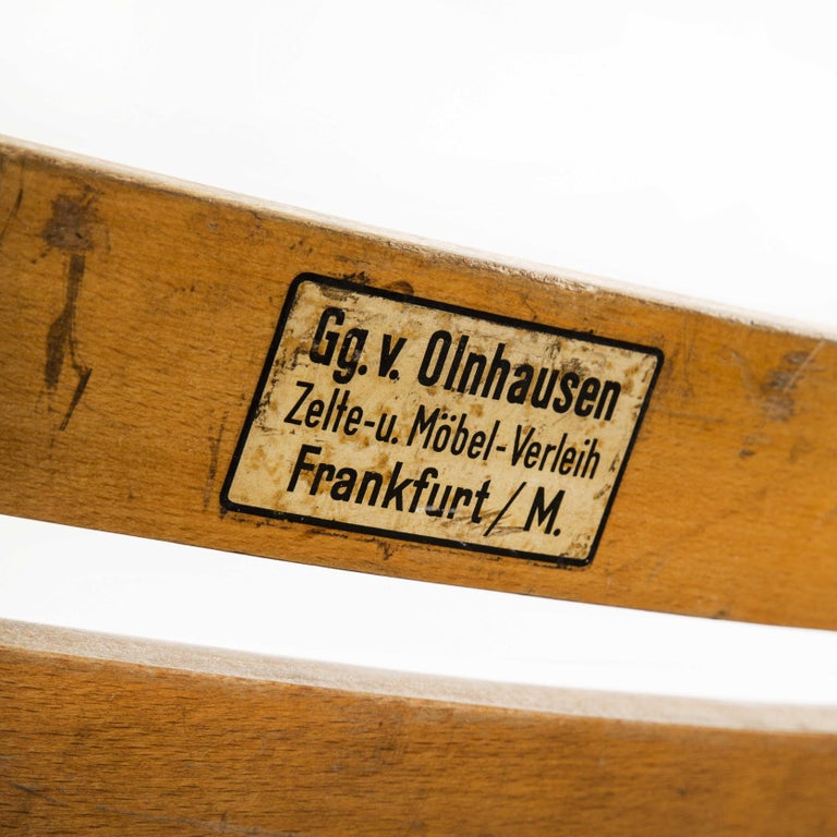 1950s German Beech Folding Dining Chairs, Various Quantities Available ...