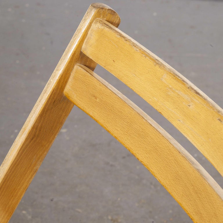 1950s German Beech Folding Dining Chairs, Various Quantities Available ...