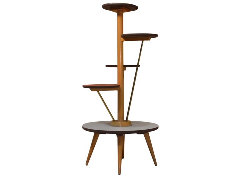 1950s German Plant Stand by Ilse Mobel For Sale at 1stDibs