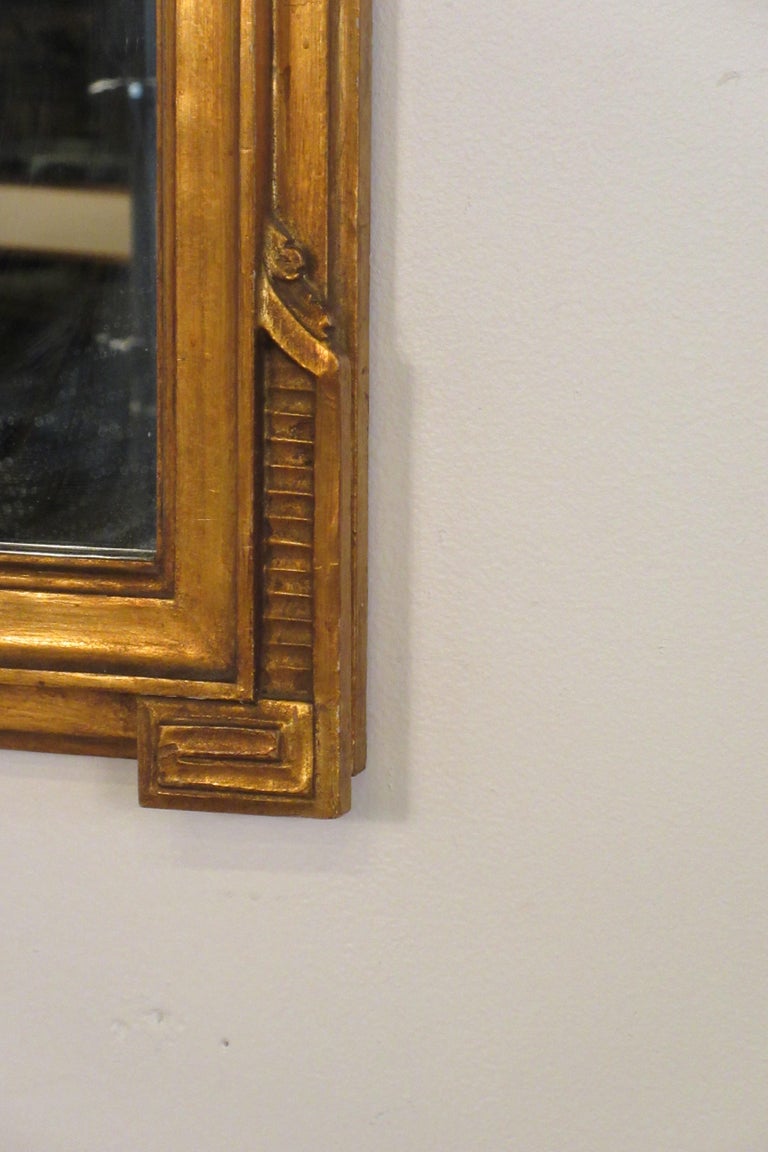 1950s Gilt Arrow Mirror For Sale at 1stdibs