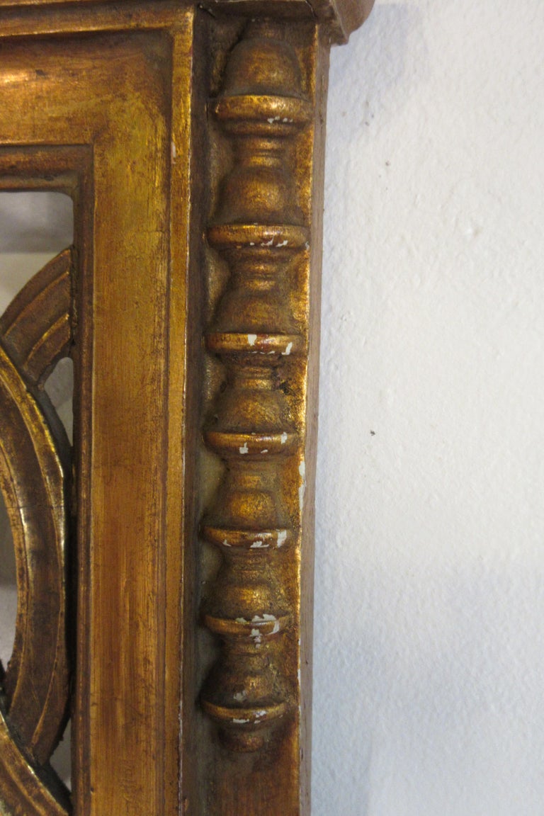 1950s Gilt Arrow Mirror For Sale at 1stdibs