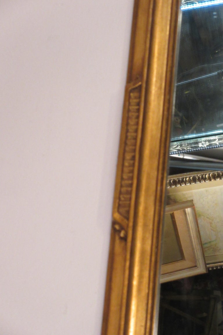 1950s Gilt Arrow Mirror For Sale at 1stdibs