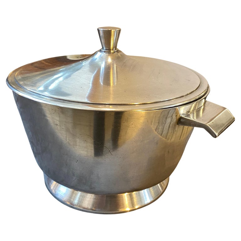 Soupière en métal argenté Mid-Century Modern de Gio Ponti pour Broggi ...