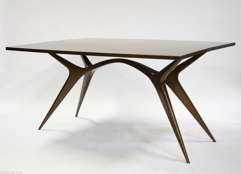 1950s Giuseppe Scapinelli Brazilian Dining Table or Console Table Mid ...
