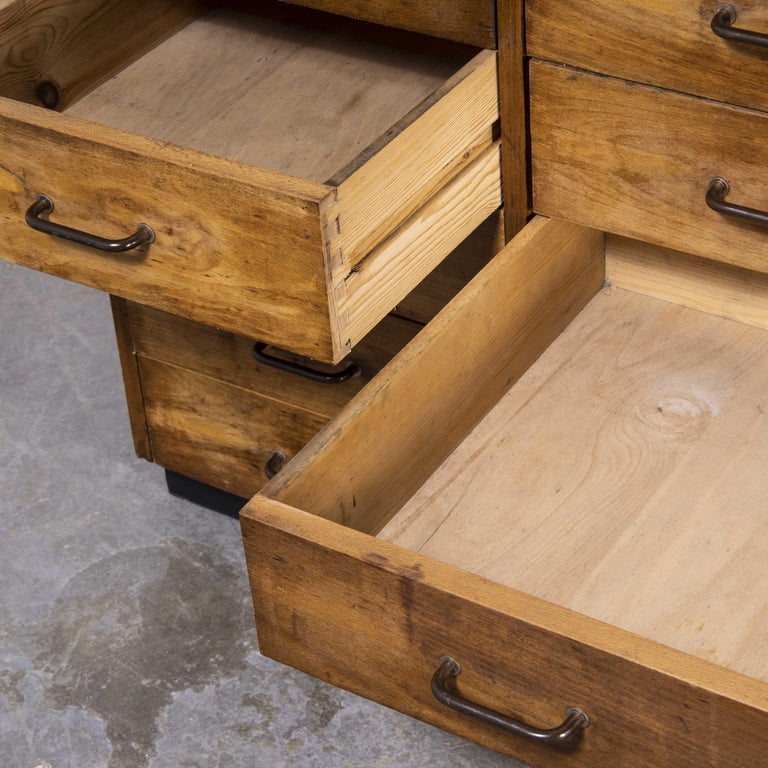 1950's Good Sized School Laboratory Chest of Drawers For Sale at 1stDibs