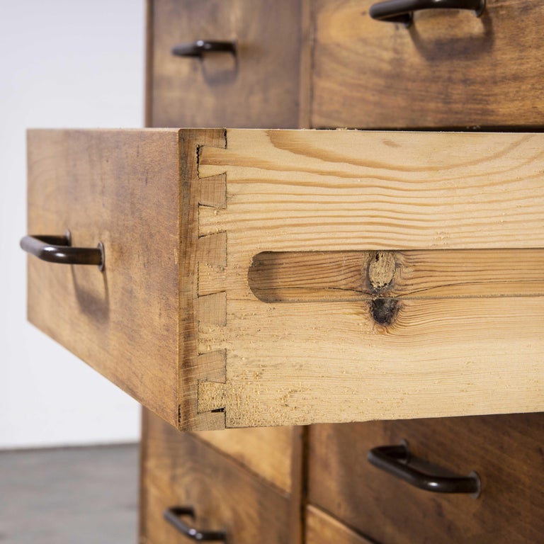 1950's Good Sized School Laboratory Chest of Drawers For Sale at 1stDibs