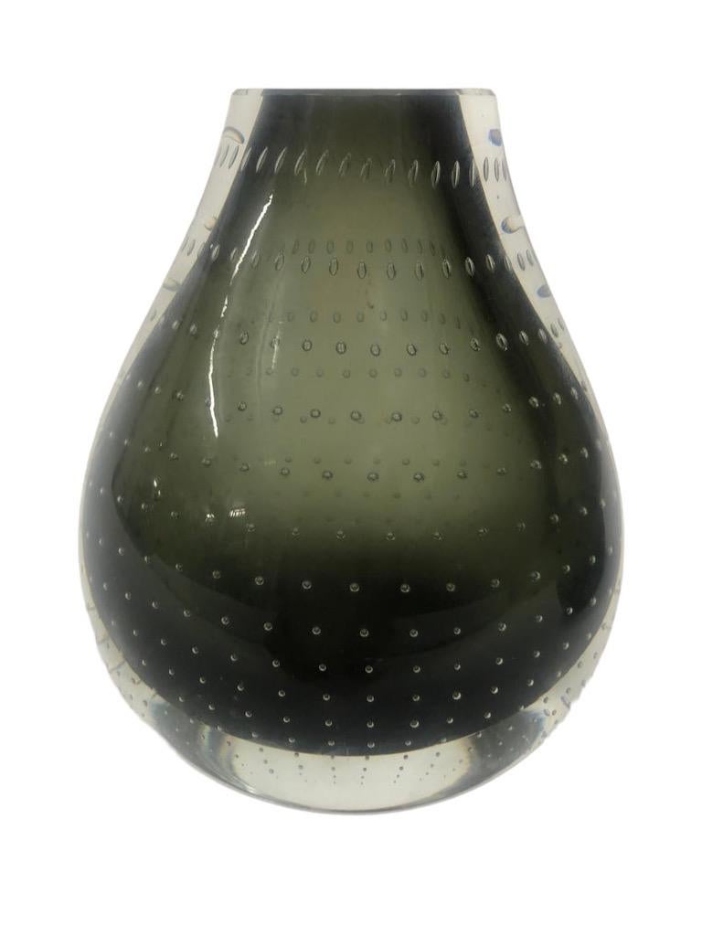 1950s Green Art Glass Vase Bookends by Erickson Glass Works - Pair For ...