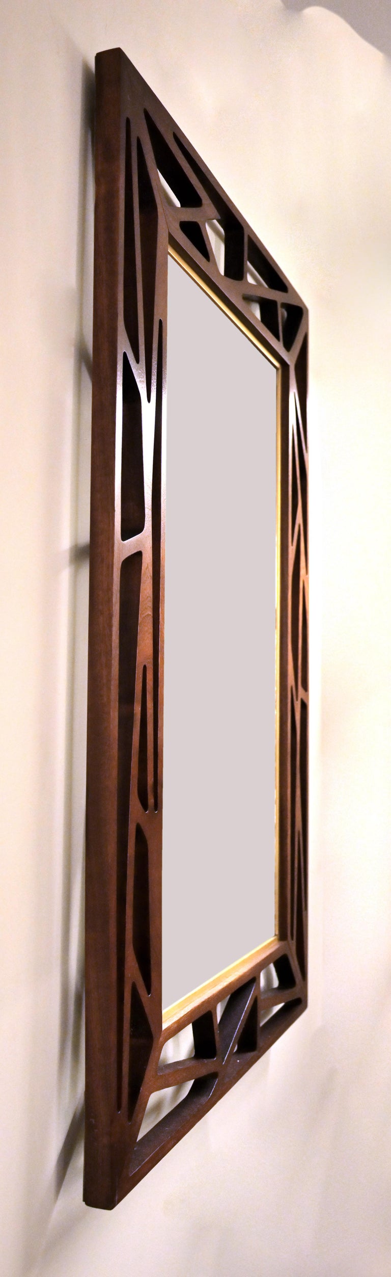 1950s Gustaf Eden Spegalfabrik "Koncrete" Mirror For Sale at 1stDibs