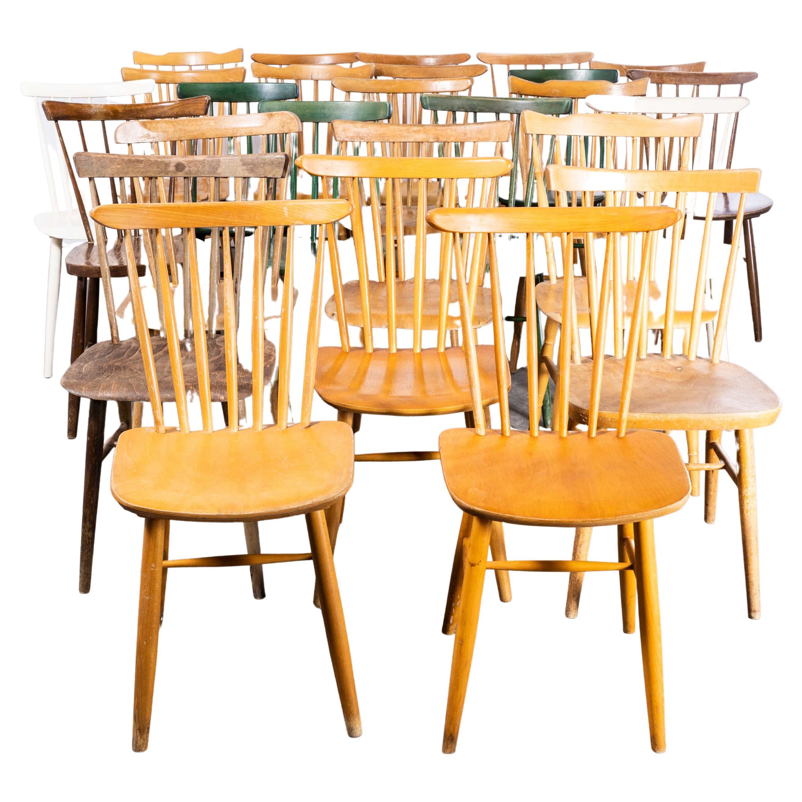 1950s Harlequin Set Stickback Dining Chairs by Ton - Set Twenty Six For ...