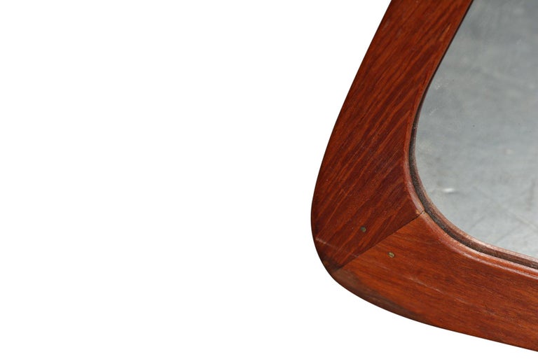 1950s Harp Shaped Mirror in Teak For Sale at 1stDibs | harp mirror