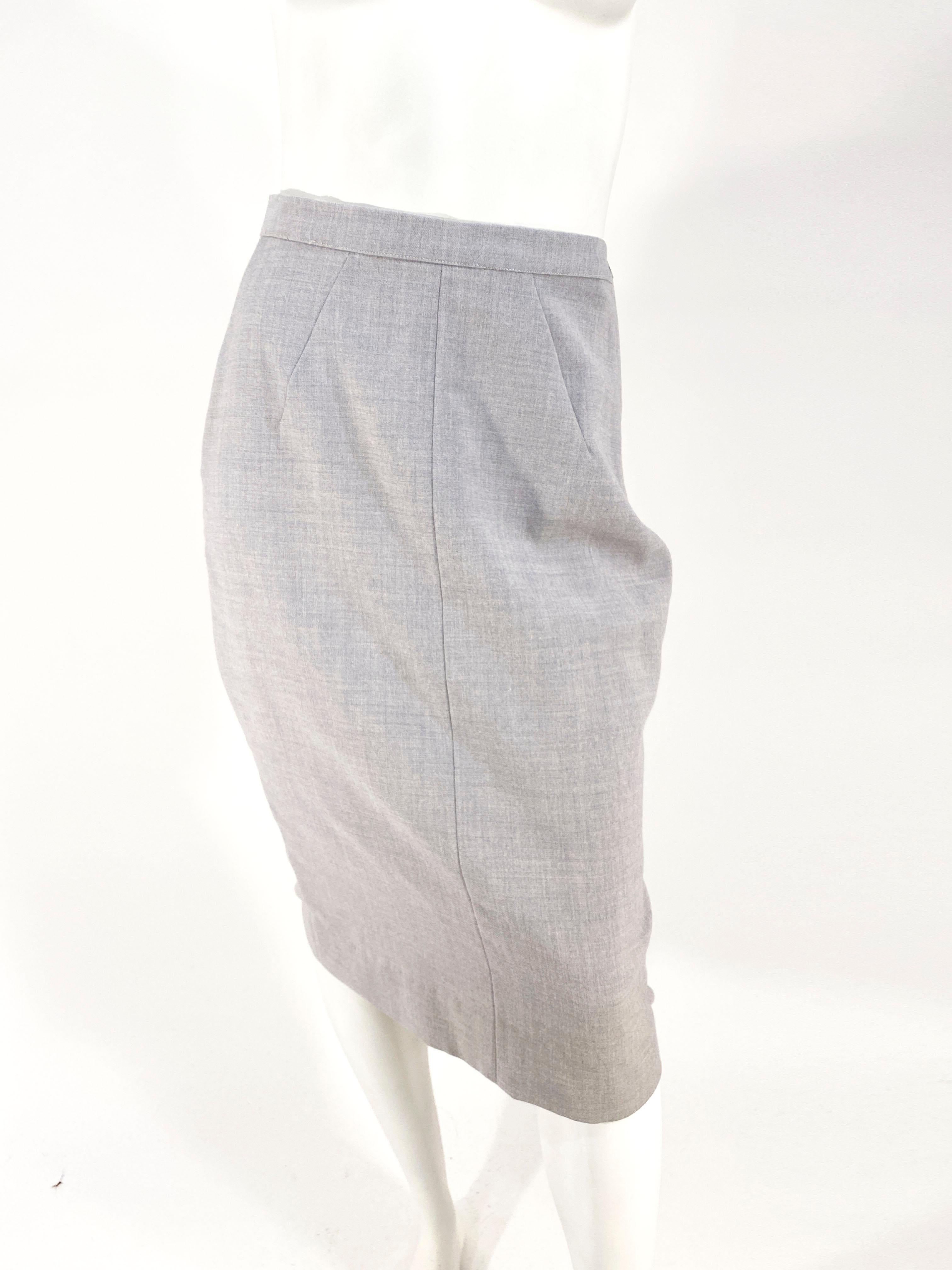 1950s Heather Grey Wool Suit at 1stDibs | heather grey suit, heather ...