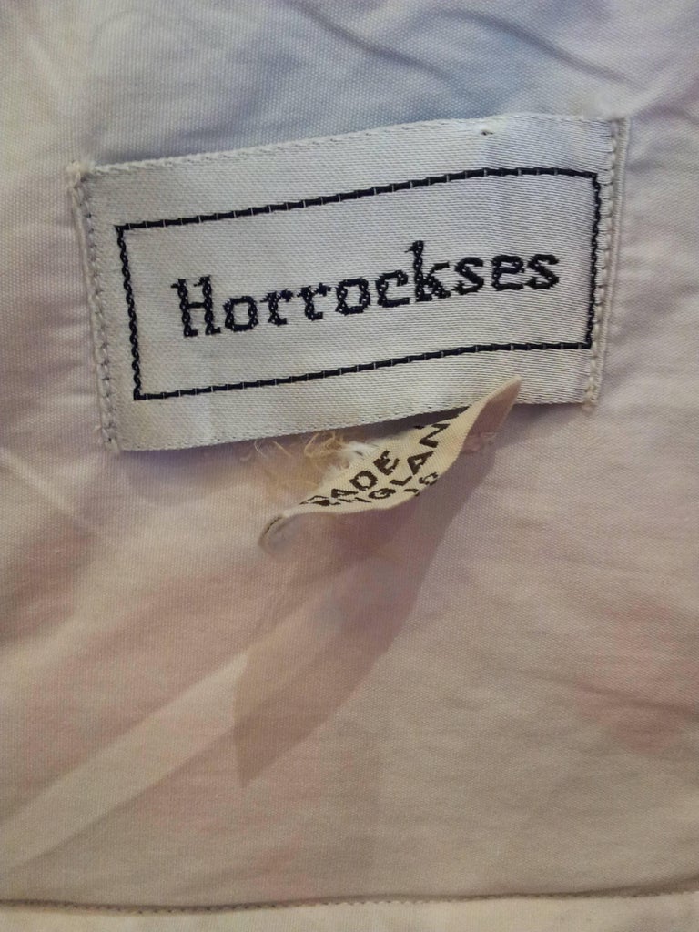 1950s Horrockses Floral Cotton Dress With Scoop Back For Sale at ...