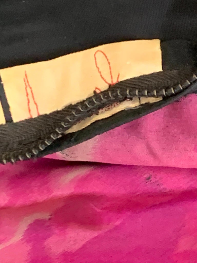 1950s Howard Greer Floral Silk Taffeta Strapless Trumpet-Skirt Cocktail ...