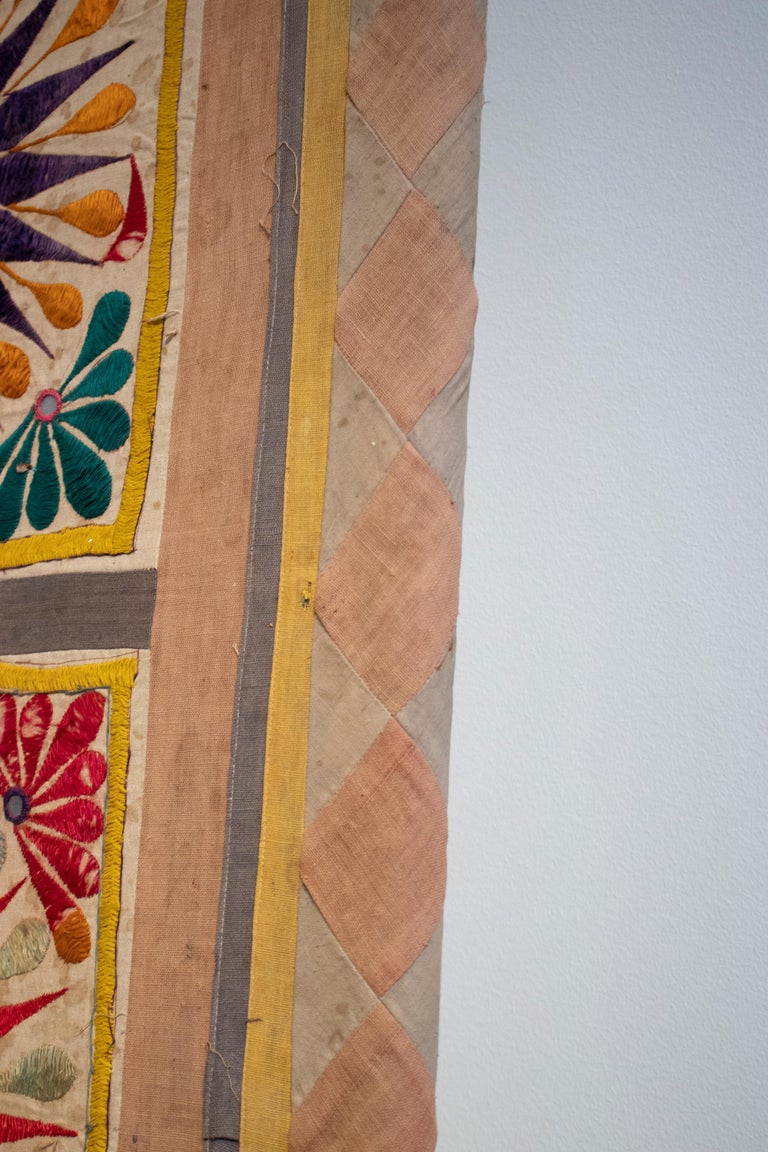 1950s Indian Hand Woven Tapestry Quilt For Sale at 1stDibs | quilt tapestry