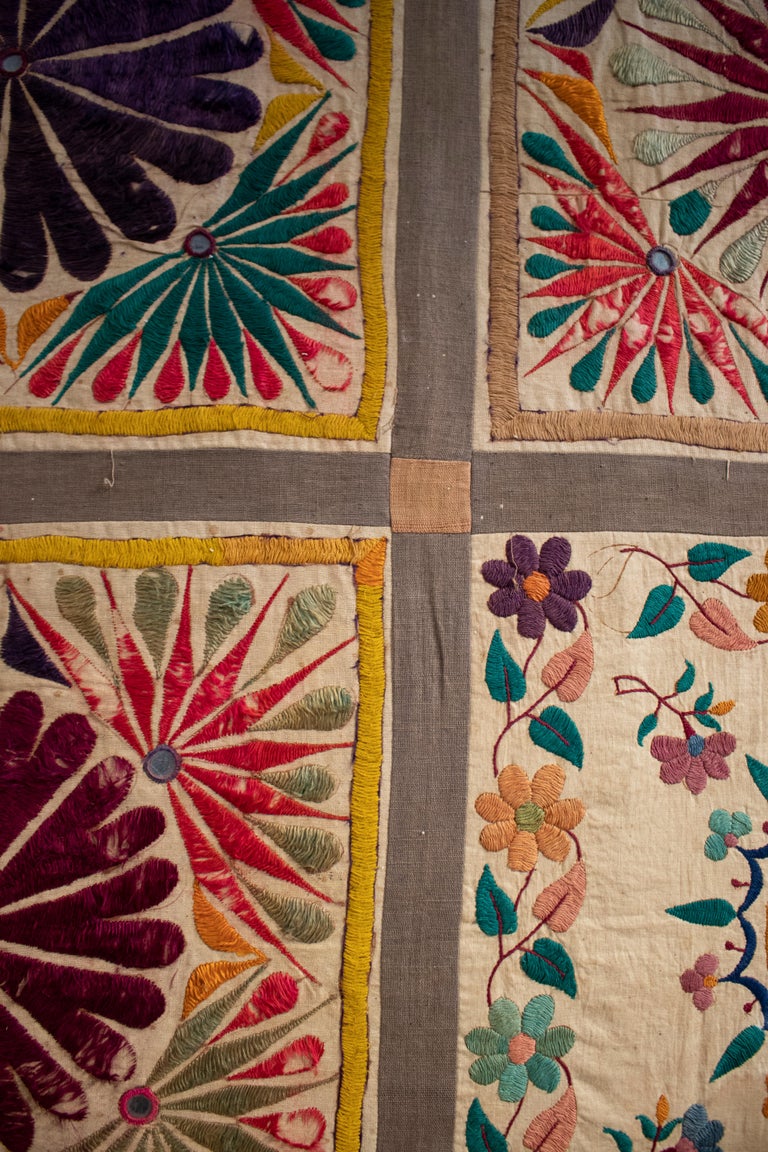 1950s Indian Hand Woven Tapestry Quilt For Sale at 1stDibs | quilt tapestry