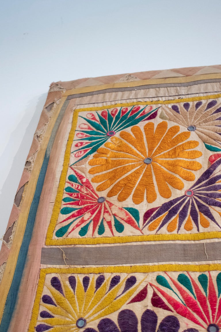 1950s Indian Hand Woven Tapestry Quilt For Sale at 1stDibs | quilt tapestry