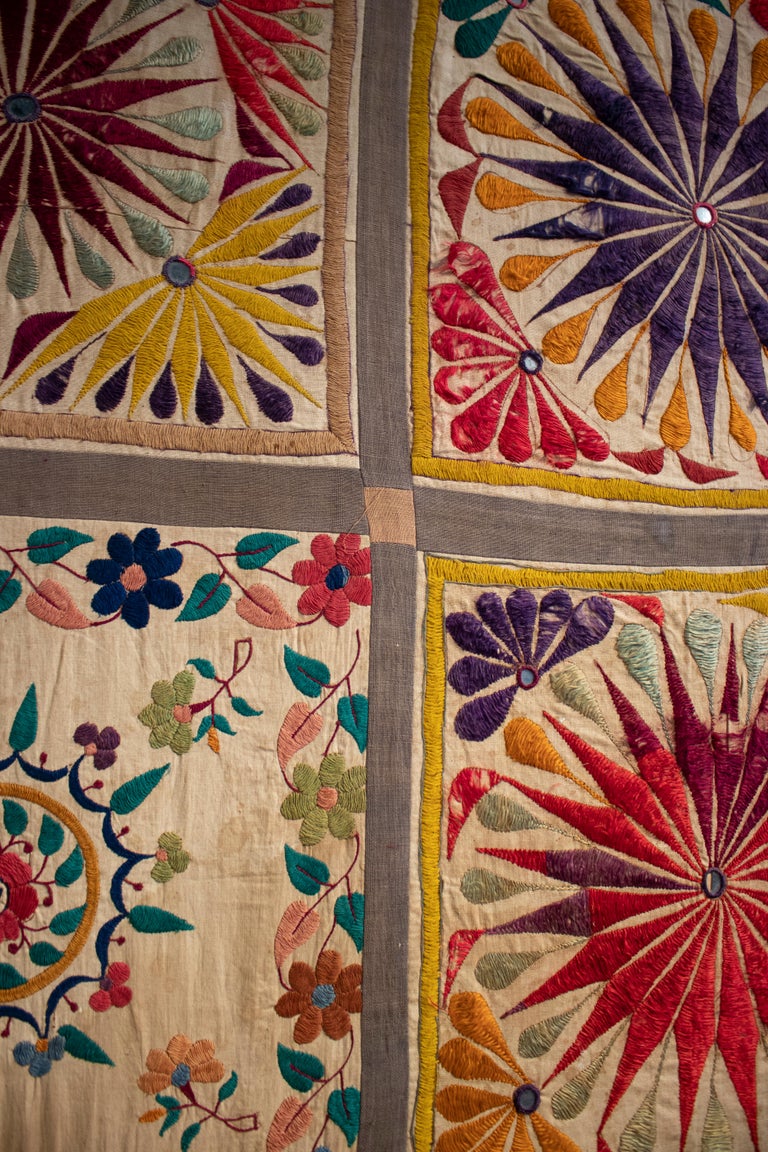 1950s Indian Hand Woven Tapestry Quilt For Sale at 1stDibs | quilt tapestry