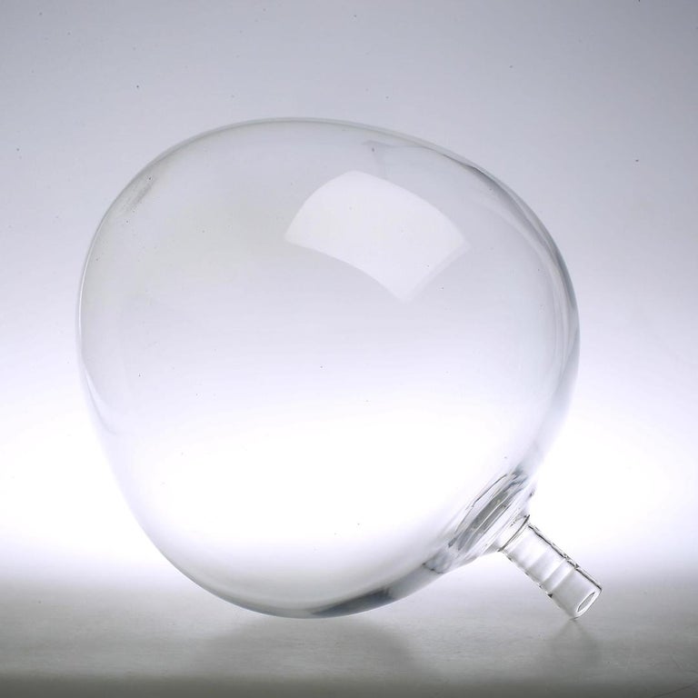 1950'S Ingeborg Lundin ''Äpplet'' Clear Glass Vase for Orrefors For ...