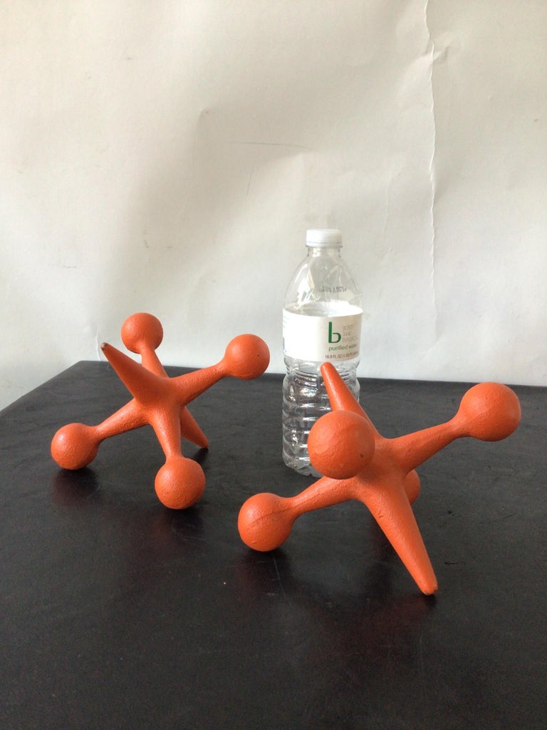 1950s Iron Orange Jacks at 1stDibs