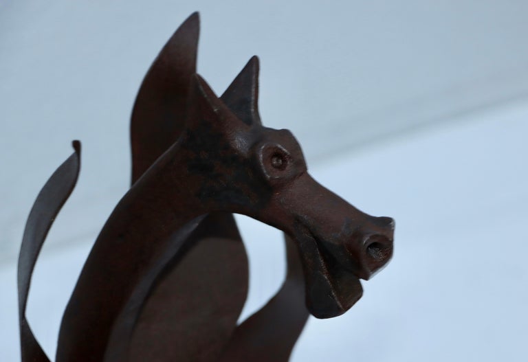 1950's Italian Dragons Andirons For Sale at 1stDibs