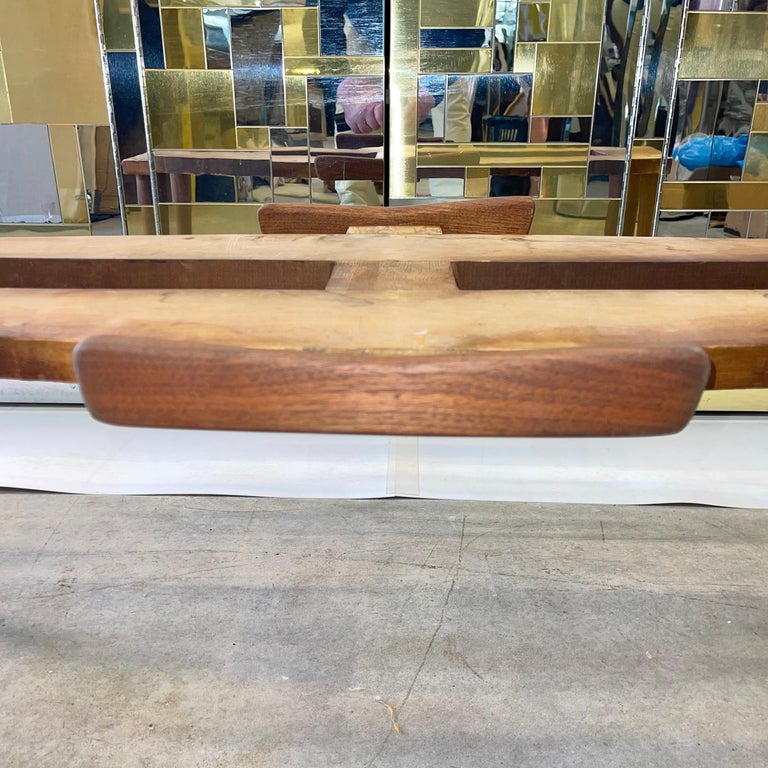 Erno Fabry Fishtail Surfboard Marble and Walnut Cocktail Table For Sale ...