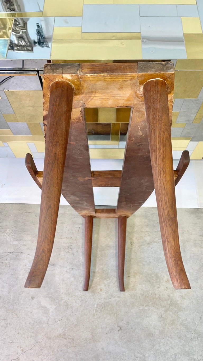 Erno Fabry Fishtail Surfboard Marble and Walnut Cocktail Table For Sale ...