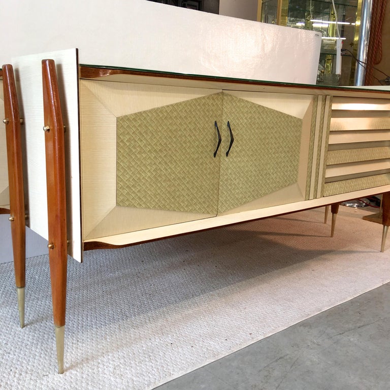 1950s Italian Geometric Buffet For Sale at 1stDibs | 1950s buffet ...
