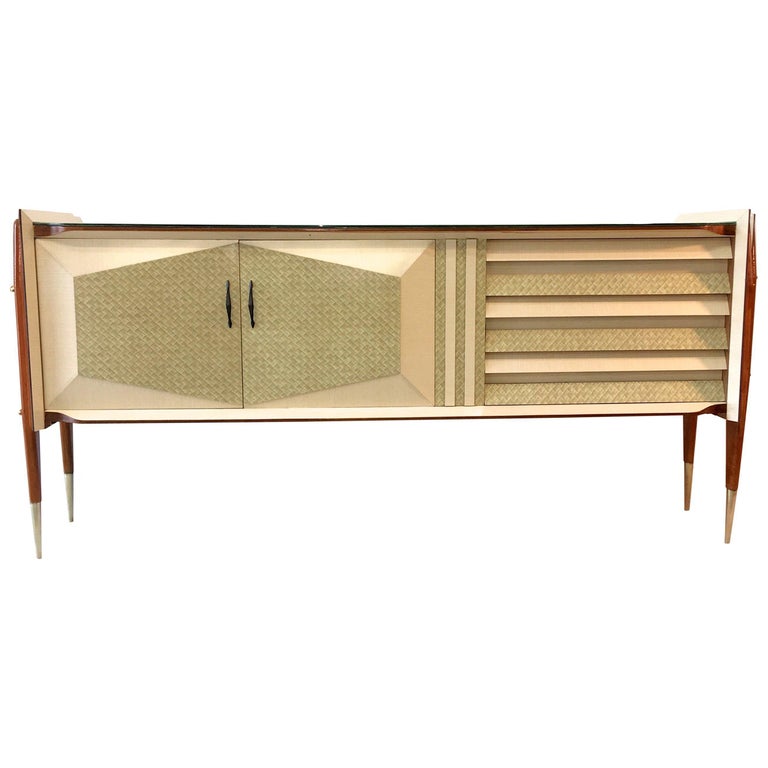 1950s Italian Geometric Buffet For Sale at 1stDibs | 1950s buffet ...