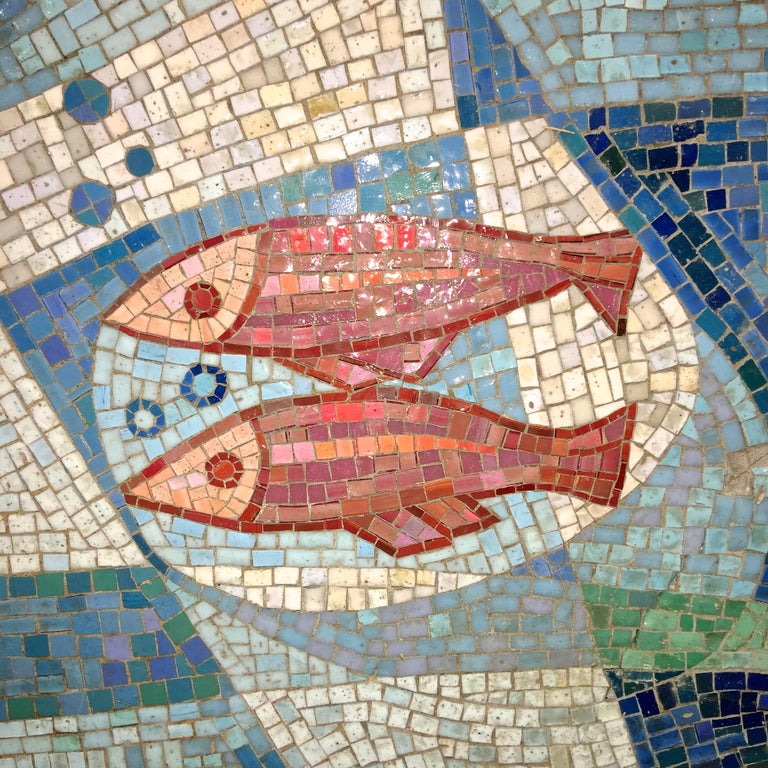 1950s Italian Glass Tile Mosaic Church Floor at 1stDibs