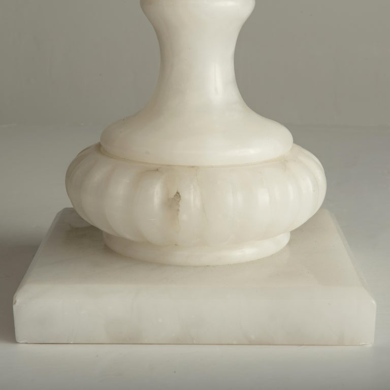 1950s Italian Neoclassical Alabaster Vase Urn Baluster Marbro Style ...