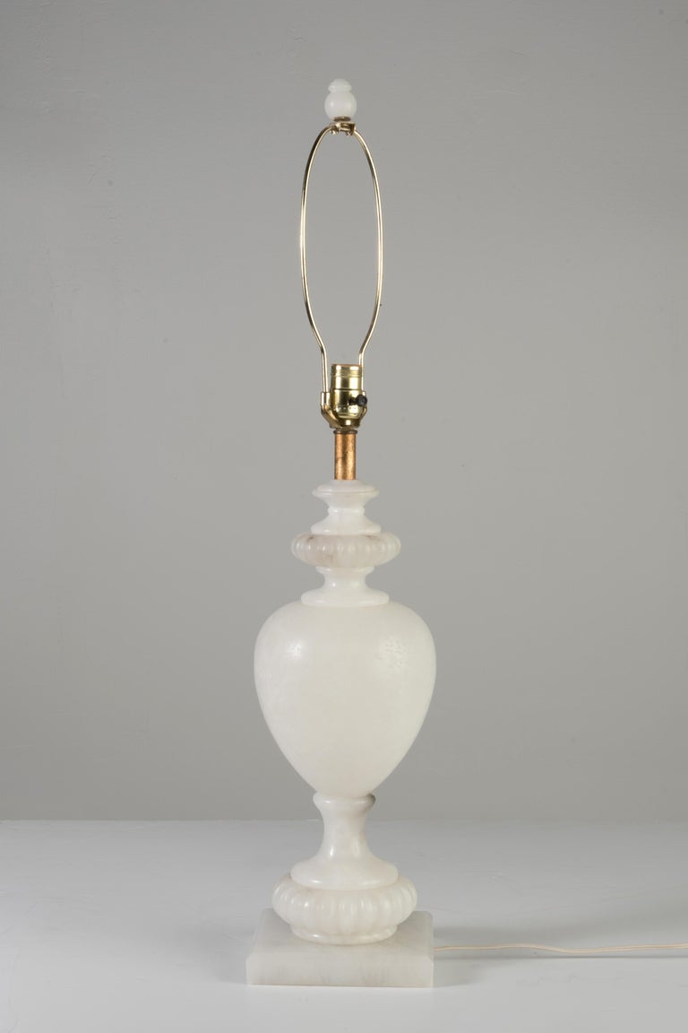 1950s Italian Neoclassical Alabaster Vase Urn Baluster Marbro Style ...