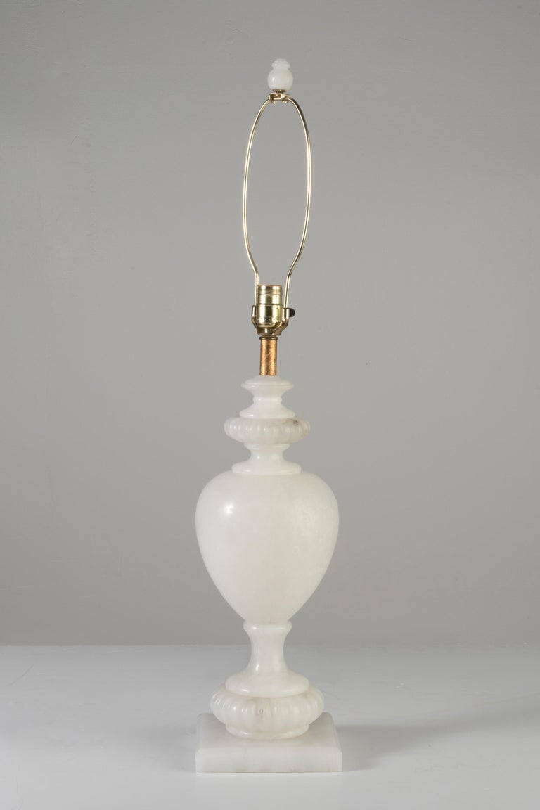 1950s Italian Neoclassical Alabaster Vase Urn Baluster Marbro Style ...