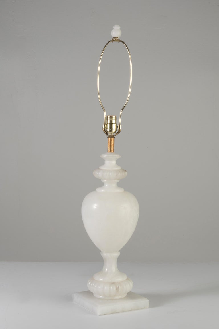 1950s Italian Neoclassical Alabaster Vase Urn Baluster Marbro Style ...
