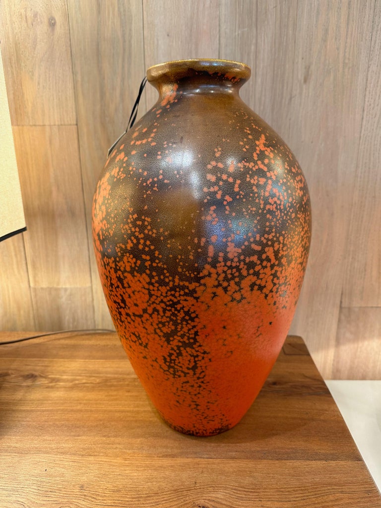 1950s Italian Signed Guido Andlovlz Large Scale Vase For Sale at 1stDibs