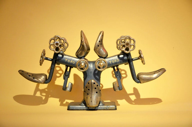 1950s Italian Vintage Metal Machine for Leather Craft and Shoe-Making ...