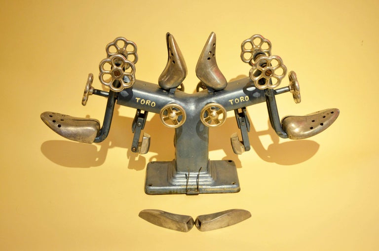 1950s Italian Vintage Metal Machine for Leather Craft and Shoe-Making ...