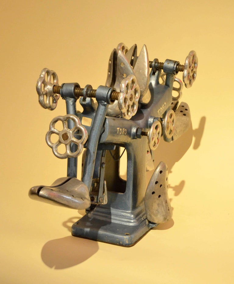 1950s Italian Vintage Metal Machine for Leather Craft and Shoe-Making ...